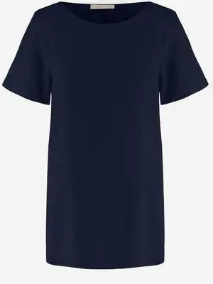 Allude Round Neck T-shirts For Women