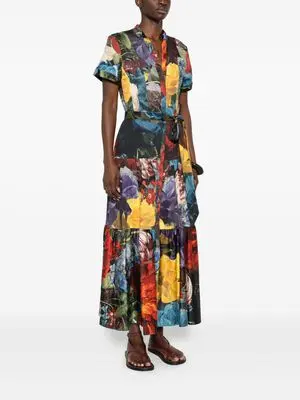 Alice + Olivia Printed Midi Dress - Multicolour