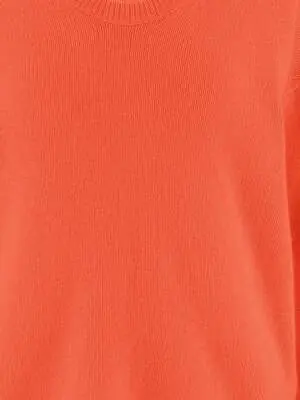 ALLUDE Cashmere V-neck Sweater - Red
