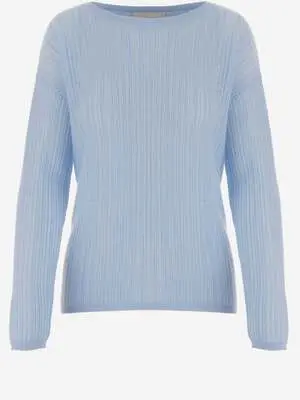 ALLUDE Cashmere Crew Neck Sweater