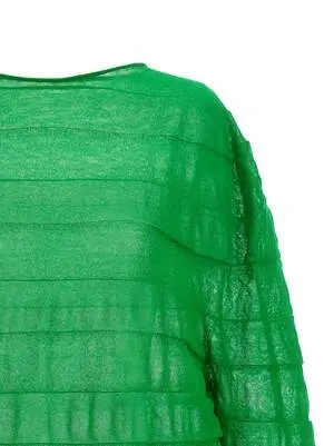Issey Miyake Moving Knit Top - Green
