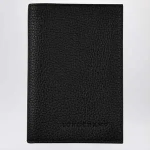 Longchamp Le Foulonné Passport Cover - Black