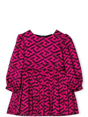 Versace Greca Allover Dress
