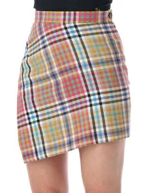VIVIENNE WESTWOOD Plaid Mini Skirt