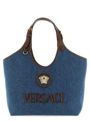 Versace La Medusa Shopping Bag - Blue