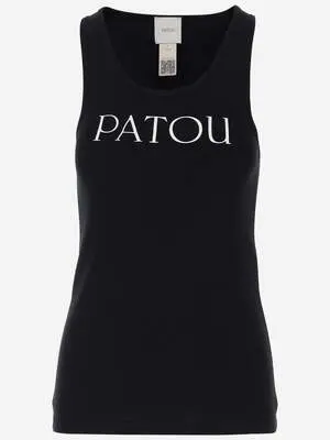 PATOU Logo Tank Top - Black