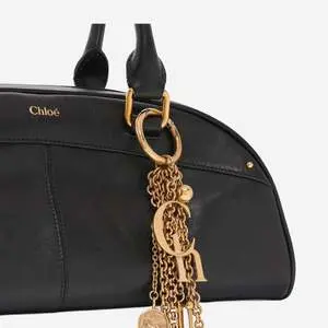Chloé Leather Bowling Bag