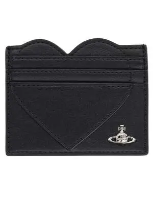 VIVIENNE WESTWOOD Card Holder 'heart - Black