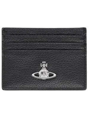 VIVIENNE WESTWOOD Flat' Card Holder - Black