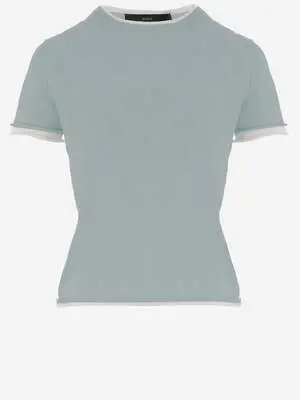 Arch4 Cashmere T-shirt With Edging
