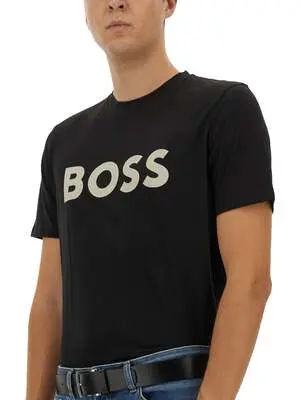 BOSS Thinking 1' T Shirt - Black