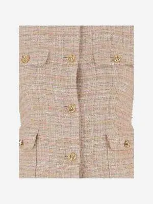 Tagliatore Viscose Blend Jacket - Beige
