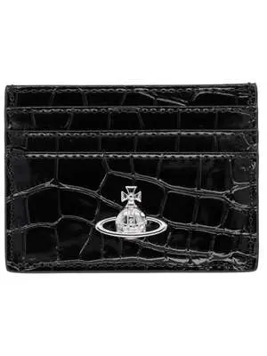 VIVIENNE WESTWOOD Flat' Card Holder - Black