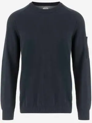 C.P. COMPANY Cotton Sweater With Logo