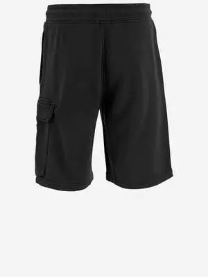 C.P. COMPANY Cotton Shorts - Black