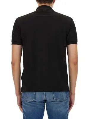 Lacoste Polo With Logo - Black