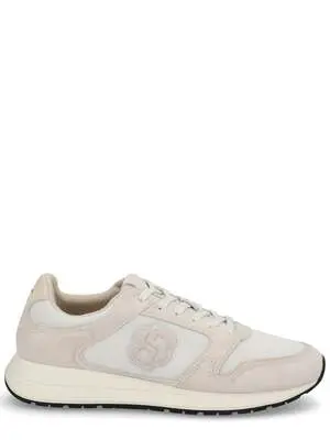 BOSS Monogrammed Leather Sneakers