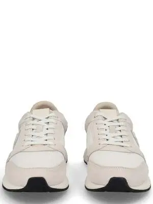 BOSS Monogrammed Leather Sneakers