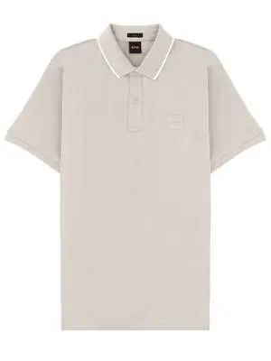 BOSS Polo With Logo - Dove