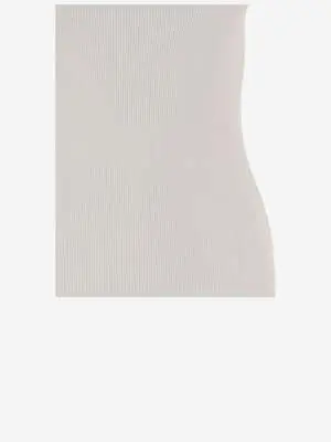 Vince Stretch Cotton Blend Tank Top