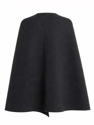 Gucci Wool And Silk Cape With Clamp