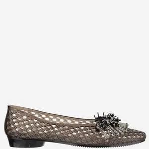 HEAVENLY JELLY Transparent Ballerina Flats With Front Decoration