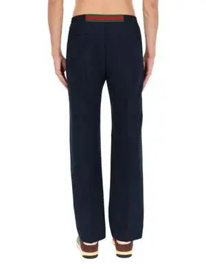 Gucci Technical Panama Pants - Blue