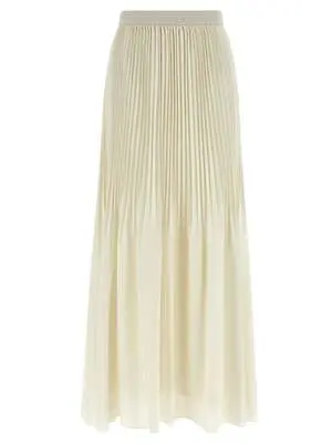 Twin-set Long Pleated Skirt