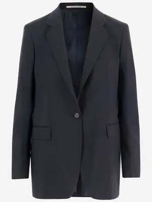 Tagliatore Stretch Wool Single-breasted Jacket