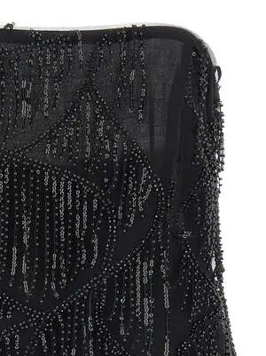 ROTATE BY BIRGER CHRISTENSEN Sequin Embellished Sleeveless Top