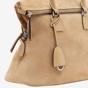 MAISON MARGIELA 5ac Suede Leather Bag