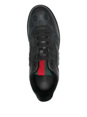 Gucci Web Leather Sneakers