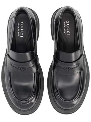 Gucci Leather Loafer - Black