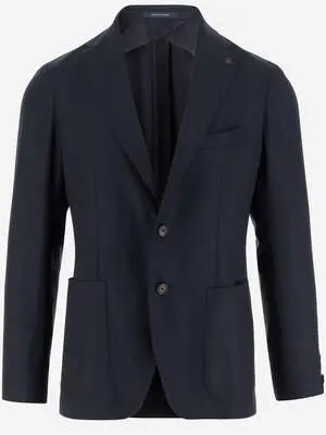Tagliatore Single-breasted Stretch Wool Jacket