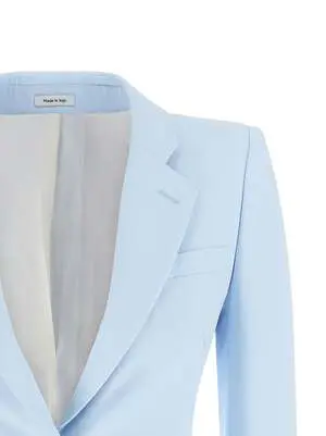 Alexander McQueen Single-breasted Crêpe Blazer