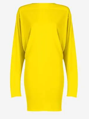 Jacquemus Mistral Dress In Viscose Blend - Yellow