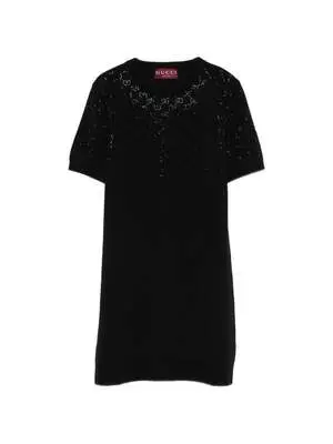Gucci Wool Short Sleeve Dress