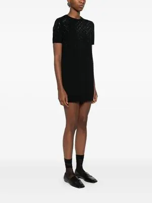 Gucci Wool Short Sleeve Dress