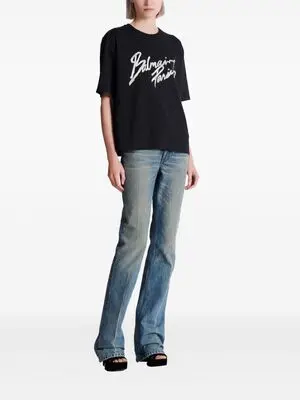 Balmain Logo Cotton T-shirt