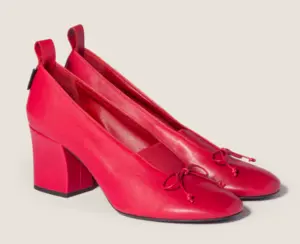 Miu Miu Nappa Leather Decollete Pumps