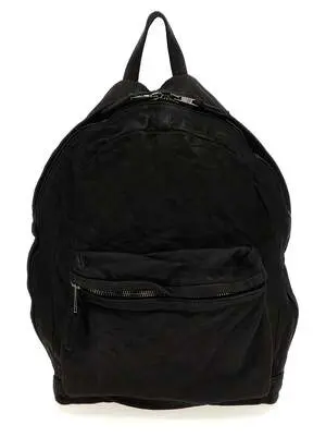 GIORGIO BRATO Leather Backpack - Black