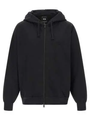Y3 Brushed Terry Zip Hoodie