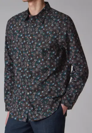 Paul Smith Ls Regular Fit Shirt - Black