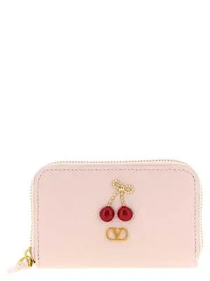 Valentino Garavani Cherryfic' Wallet - Pink