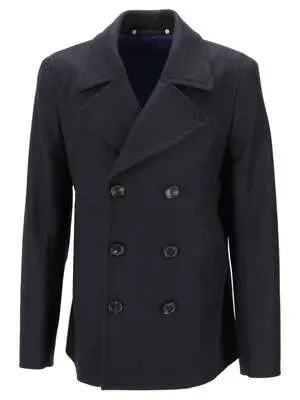 Paul Smith Tailored Wool-blend Coat - Very Dark Navy