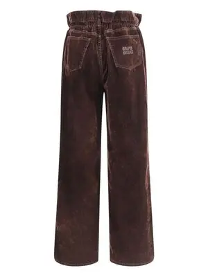 Miu Miu Pantaloni Velvet Chambray