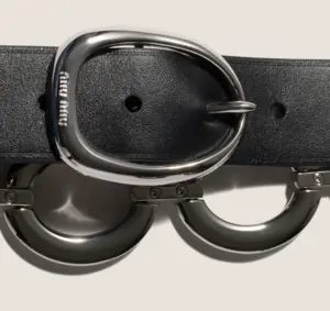 Miu Miu City Calf And Metal Belt