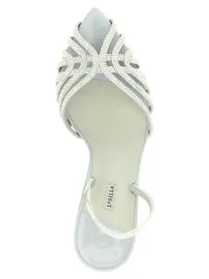 LE SILLA Embrace Rhinestone Sandals