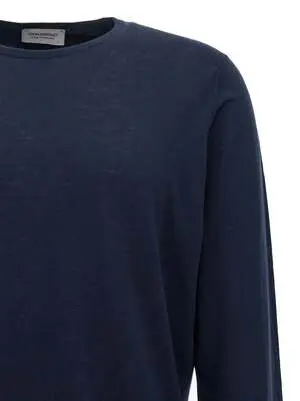 John Smedley Marcus Wool Sweater - Blue
