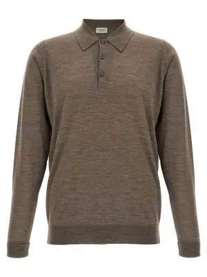 John Smedley Dorset Wool Polo Sweater